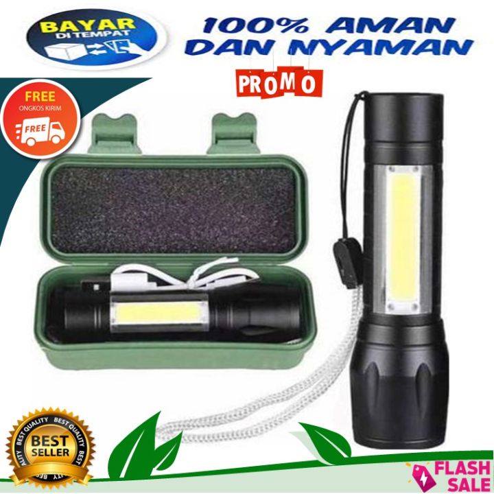 Senter Swat Mini / Senter Police LED Bisa Di Cas | Lazada Indonesia