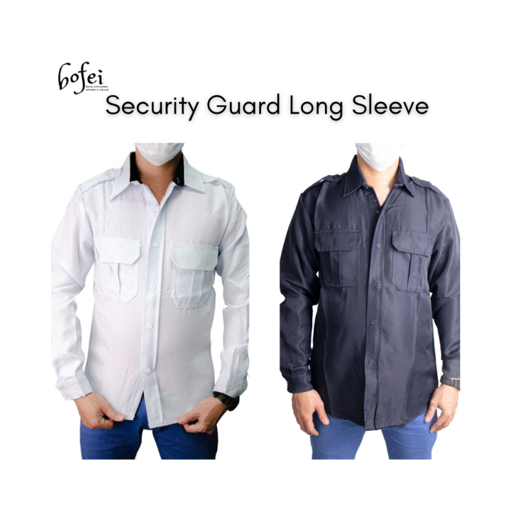 FDVU | High Quality White and Navy Blue men's Security Guard Polo ...