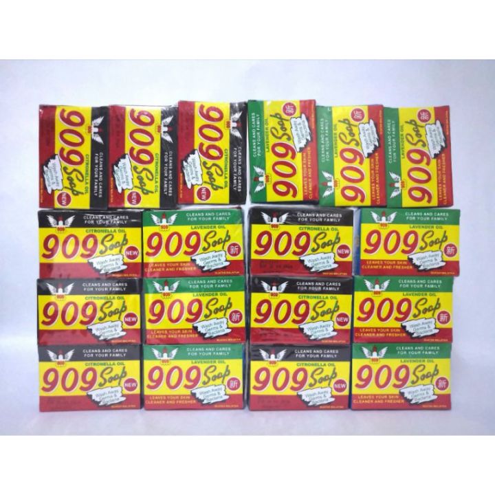 909 Soap / Sabun 909 85G (3 Pieces Per Packet) [ Lavender/Citronella ...