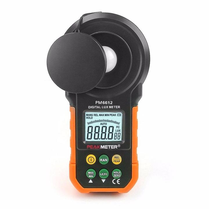 Digital MS6612 LCD Lux Light Meter Lux/FC Luxmeter Illuminance ...
