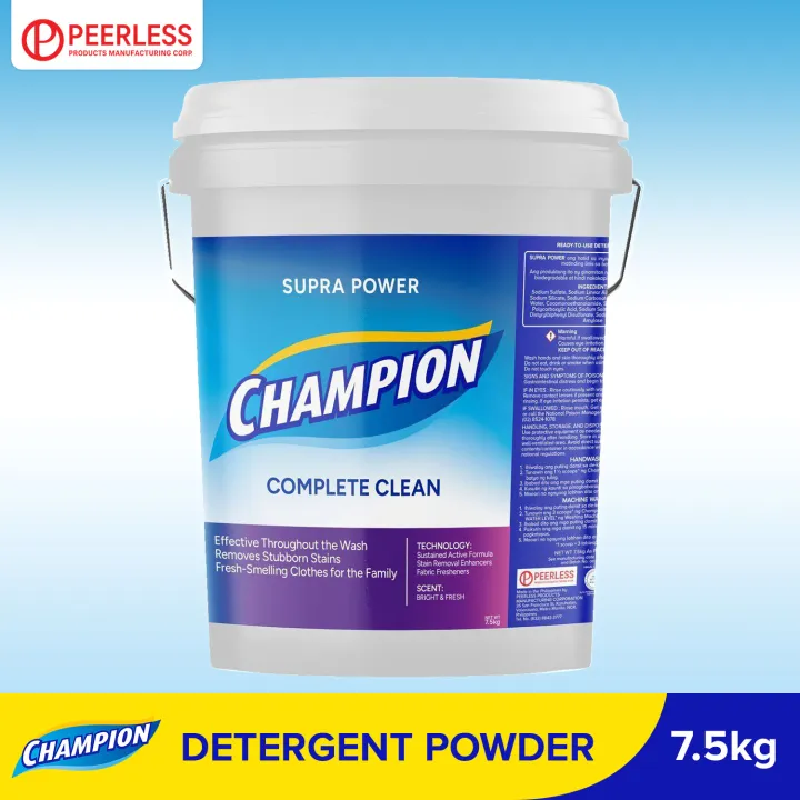 Champion Powder Complete Clean 7.5kg | Lazada PH