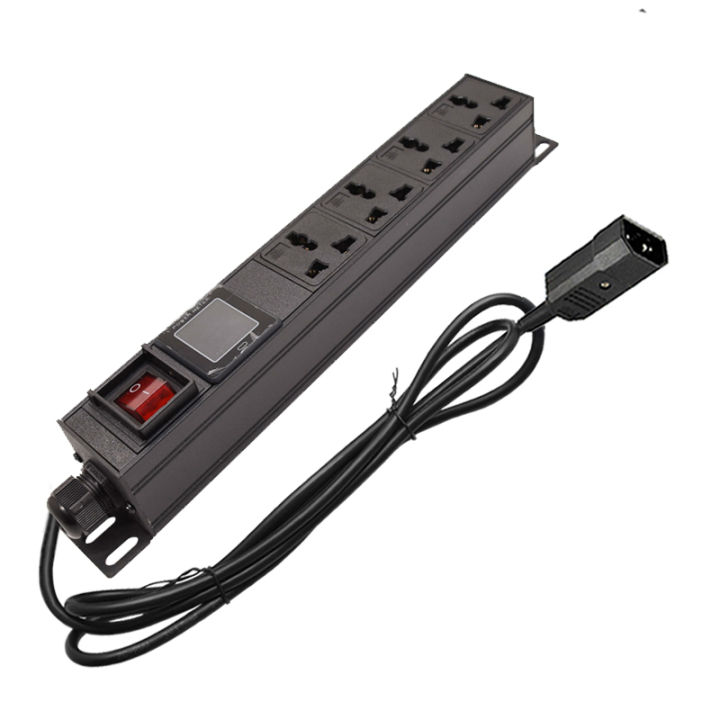 Smart PDU Power Strip Voltmeter Ammeter Power Energy Meter Switch 4Ways ...