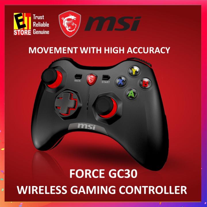 MSI Force GC30 V2 Wireless Gaming Controller BLACK /WHITE COLOR | Lazada
