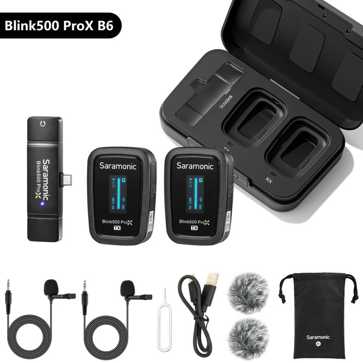 Saramonic อัพเกรด Blink500 ProX B1/B2 2.4GHz Dual-Channel Wireless ...