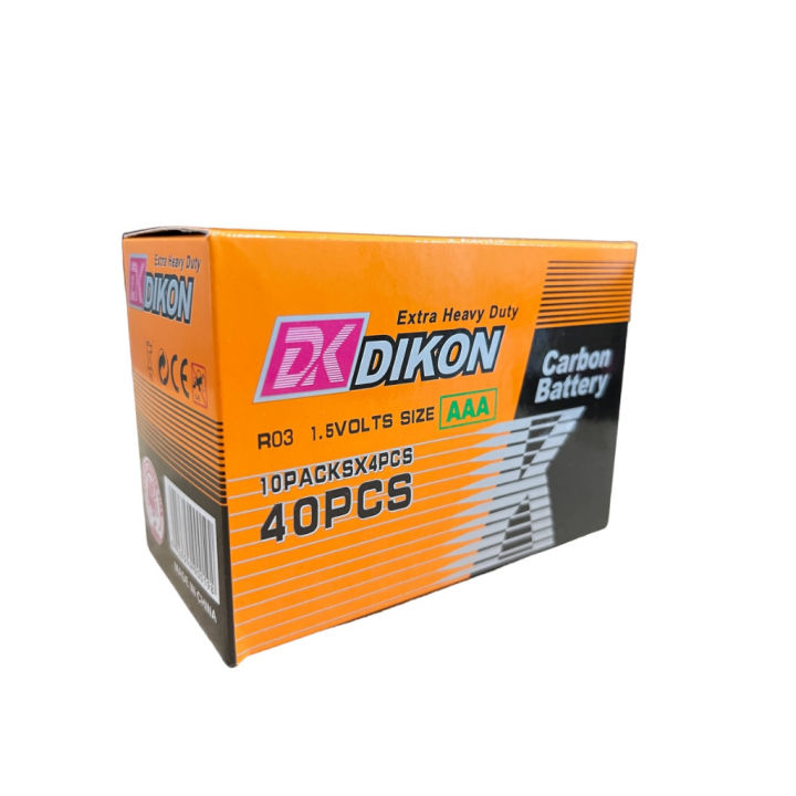 DIKON Extra Heavy Duty Battery 40PCS AA/AAA | Lazada PH
