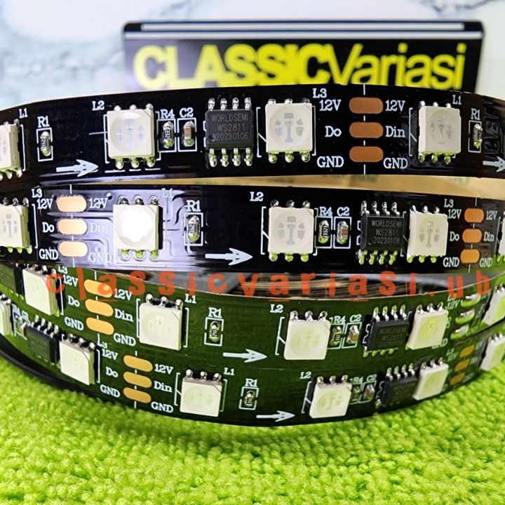 LED Strip WS2811 12v 60led/m 5m/roll IC WS2811 | Lazada Indonesia