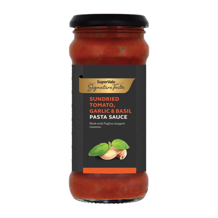 Supervalu Signature Tastes Sundried Tomato Garlic & Basil Pasta Sauce ...