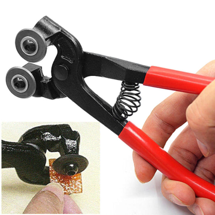 Steel Double Roller Manual Round Pliers Cutter Glass Tile Plier Mosaic ...