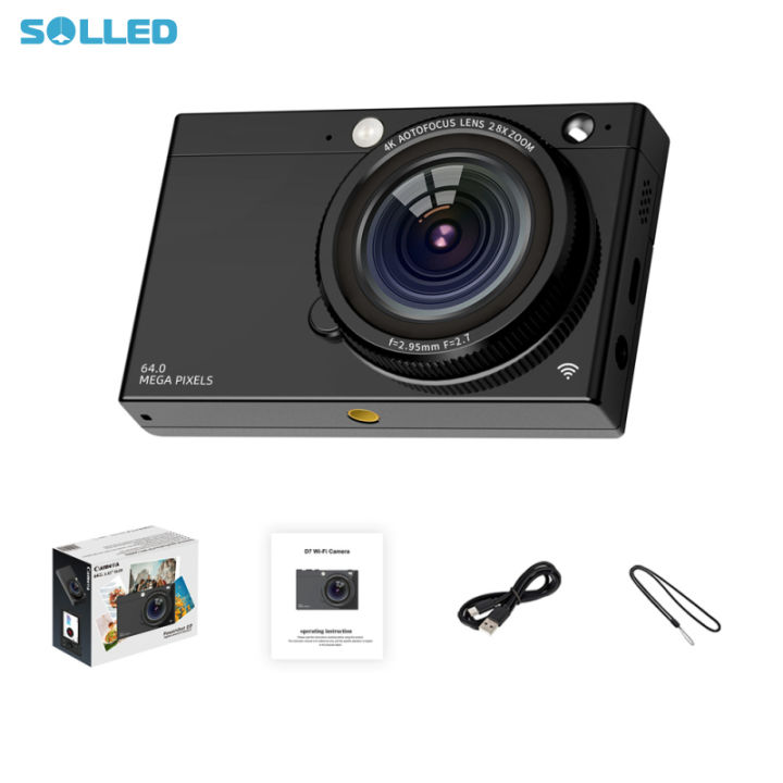 D7 4K Digital Camera 2.83 Inches IPS Display Screen HD Camera 28x ...