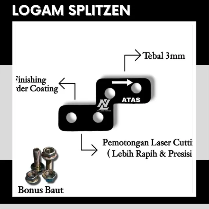 NEW Breket ECU bahan full besi padat tebal 3 mili plus baut pnp pcx 160 ...