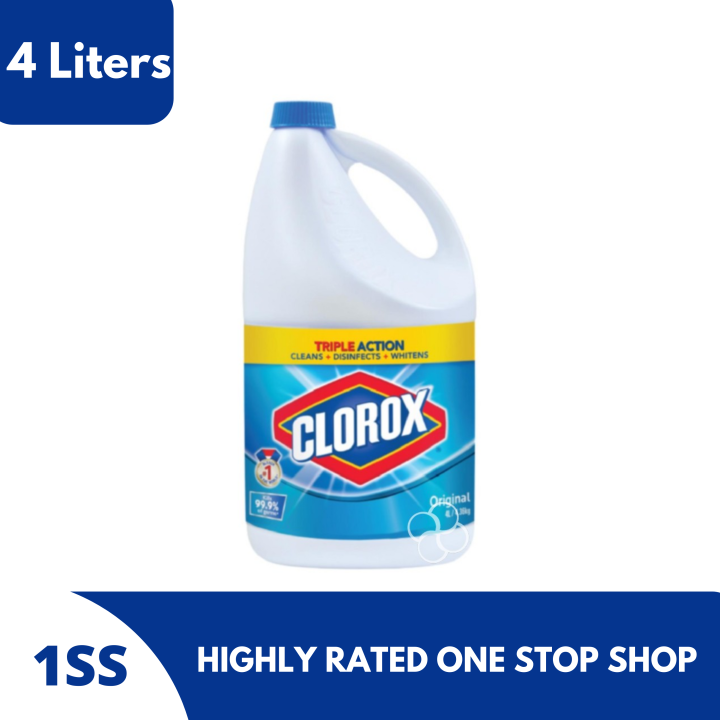 Clorox Original Bleach Liquid, 4 Liters | Lazada PH