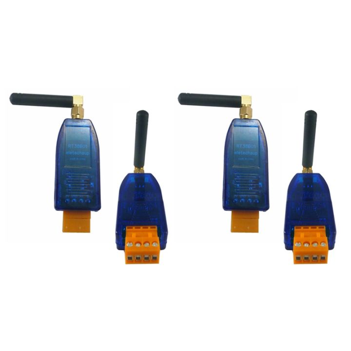 (CDXU) 4Pcs RS485 Wireless Transceiver 20DBM 433Mhz VHF/UHF Radio Modem ...