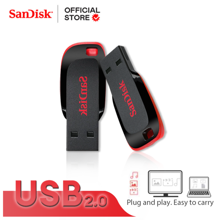SanDisk Cruzer Blade 128GB 256GB 512GB USB 2.0 Flash Drive | SanDisk ...