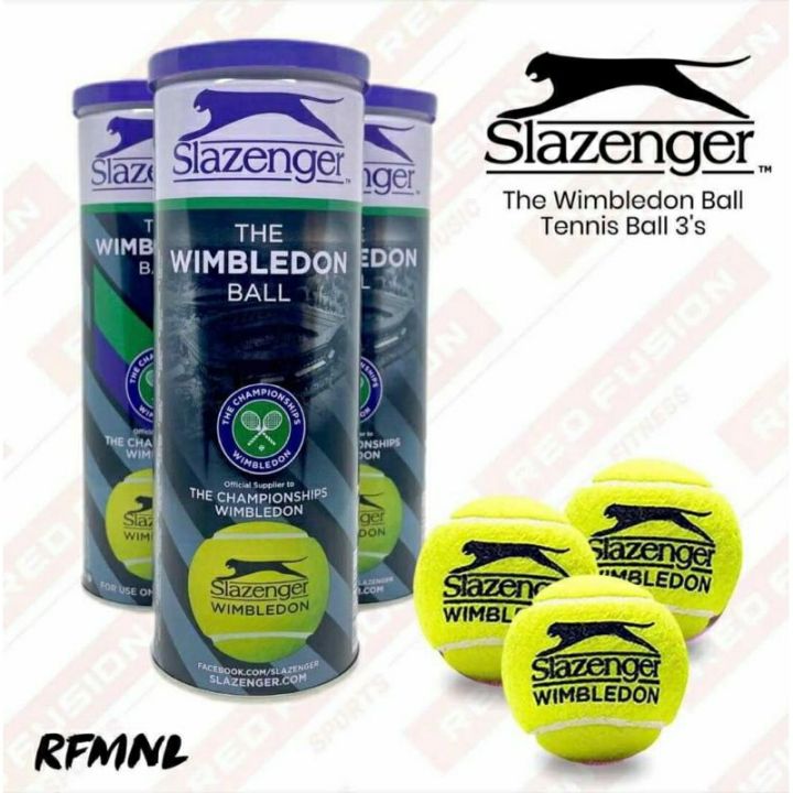 Slazenger "The Wimbledon Ball" Tennis Ball 3's | Lazada PH