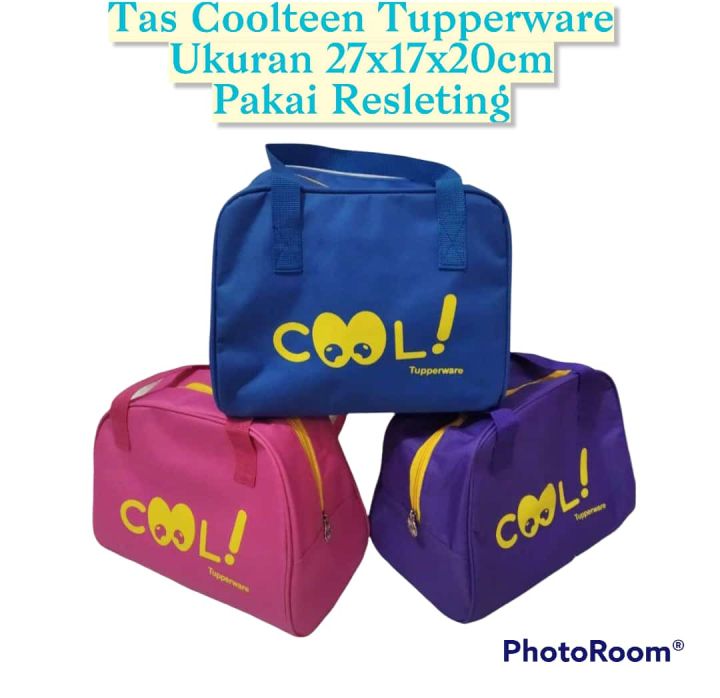 Tas Coolteen Tupperware, Coolteen bag 1 pcs, Warna acak ( bisa Reqeuest ...