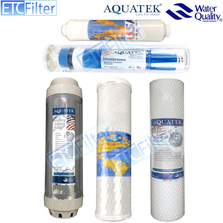 ชุดไส้กรอง Aquatek และ ULTRATEK RO 50 GPD 75 GPD85 GPD 100 GPD 150 GPD 500 GPD | Lazada.co.th