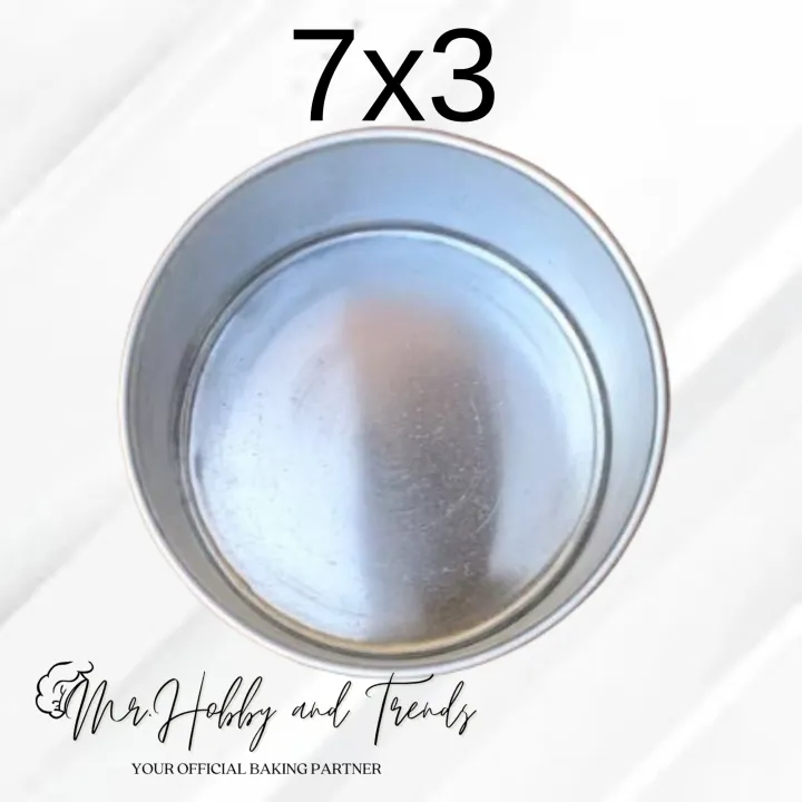 Round Baking Pan, 7x3, Baking Pan, 7x3 Round Pan, Cake Pan, Aluminum ...