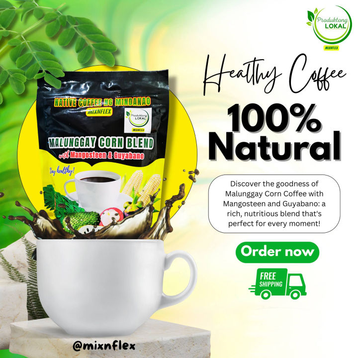 MixnFlex Coffee Malunggay Corn Coffee with Mangosteen and Guyabano by ...