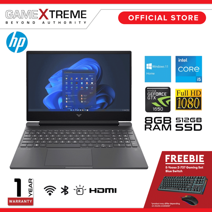 HP Victus 15.6 "gaming laptop i5-12450H 8GB/512GB SSD [Mica Silver] [15-fa0031dx] | Lazada PH