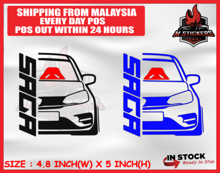 PROTON SAGA 2019 CAR STICKER AKSESORI KERETA STICKERS | Lazada