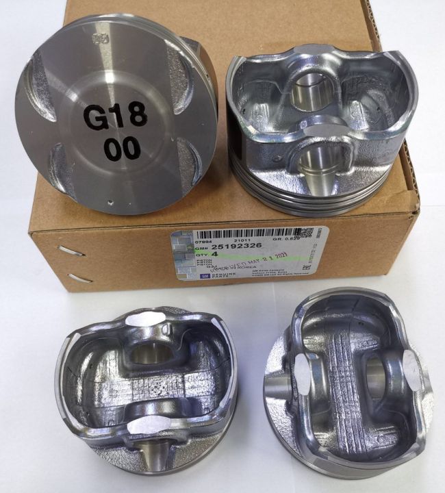 GM Piston Set ( 4 pcs ) -STANDARD- for Chevrolet Cruze 1.8L / Chevrolet ...