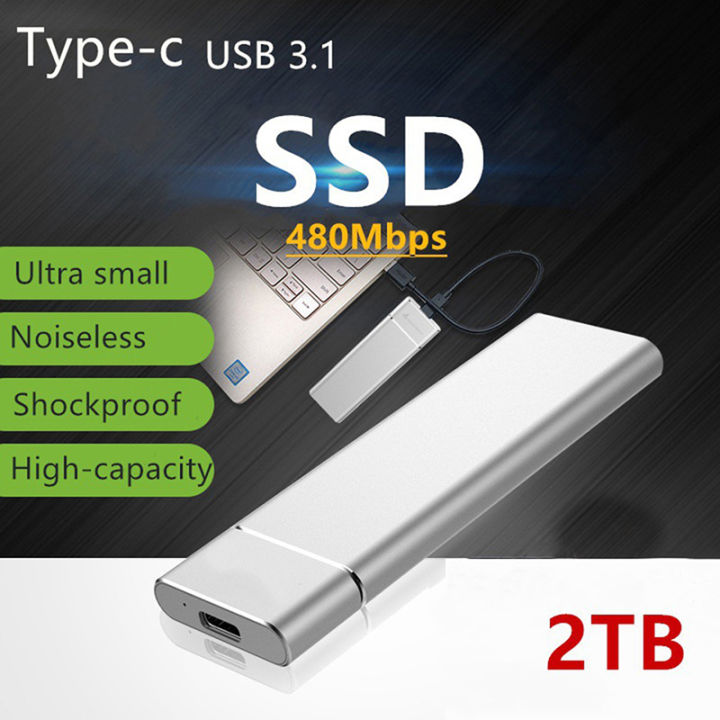 4TB External SSD 1TB 2TB 500GB Mobile Solid State Hard Drive USB 3.1 ...