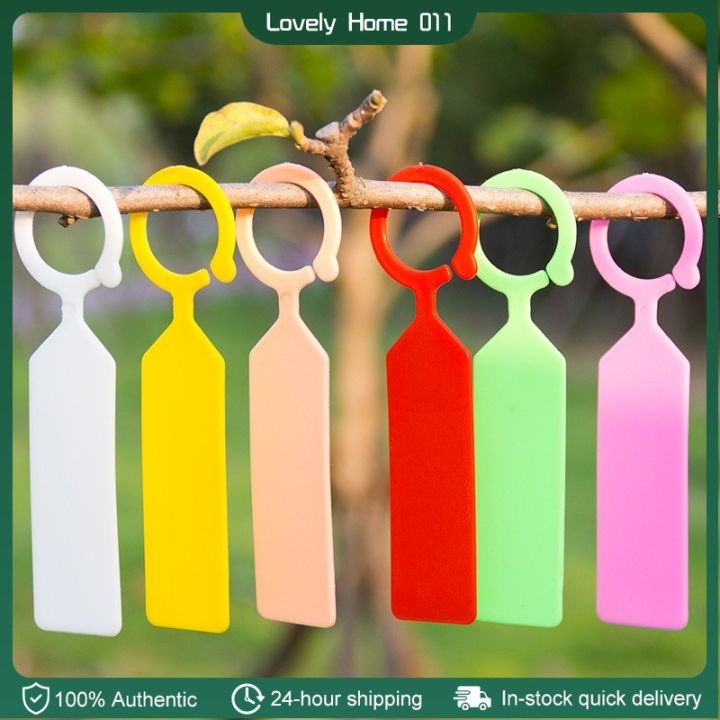 100 Pcs Plastic Plant Labels - Garden Waterproof Hanging Plant Tree ...