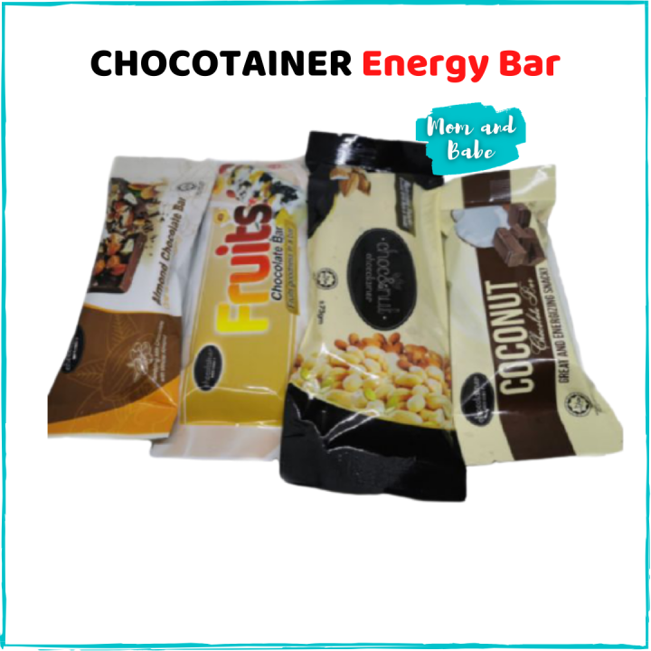 Chocotainer Coklat Diet Energy Bar Almond, Choc & Nuts, Coconut | Lazada
