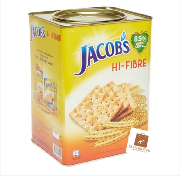 ♞Jacob's Hi-Fibre Wholegrain Crackers 700g | Lazada PH