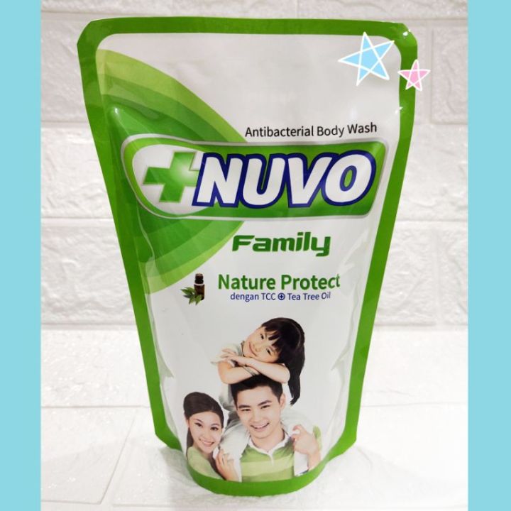 Nuvo Family Hijau Anti Bacterial Body Wash 400 ml | Lazada Indonesia