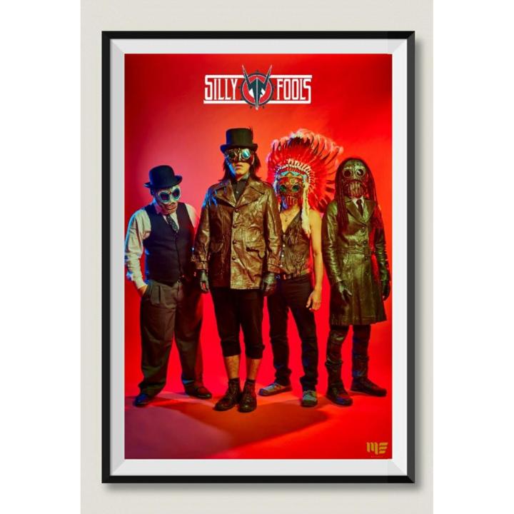 SILLY FOOLS POSTER -โปสเตอร์วงดนตรี ซิลลี่ฟูลล์ | Lazada.co.th