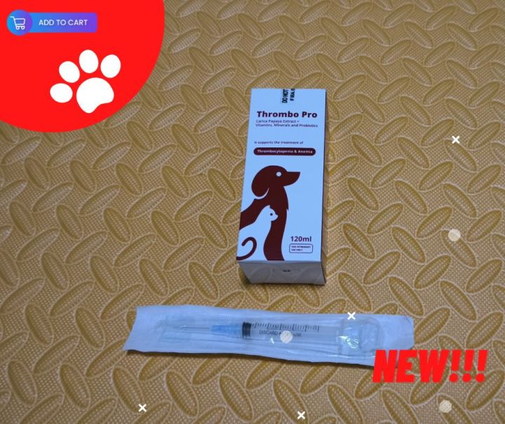 Thrombo Pro for Dogs and Cats 120 ML with Free Syringe | Lazada PH