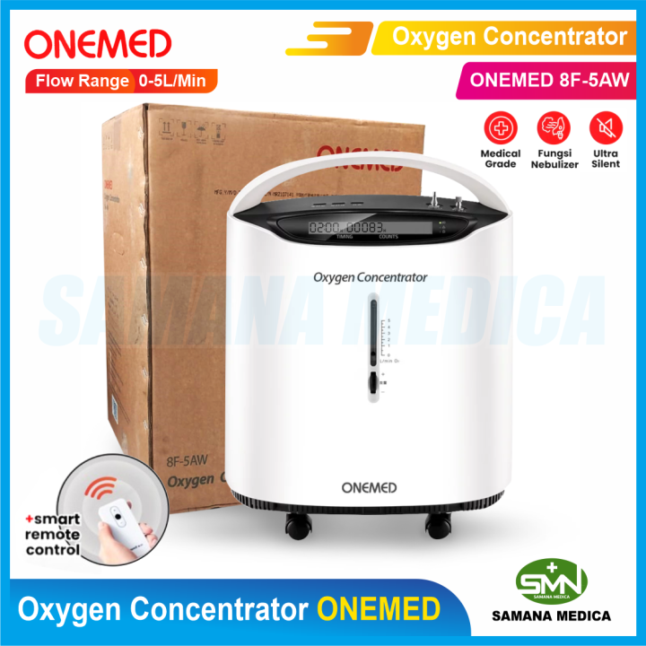 Oxygen Concentrator ONEMED 8F-5AW Mesin Penghasil Oksigen - Alat ...