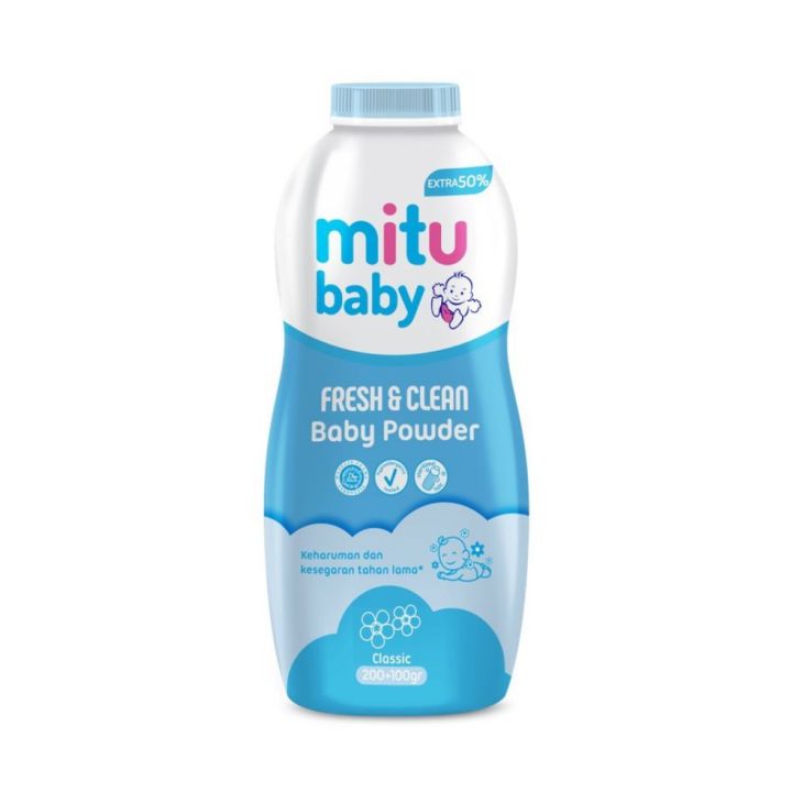 mitu baby powder 100gr extra | Lazada Indonesia