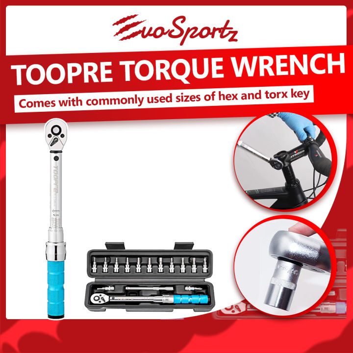 Toopre Torque Wrench | Bike Precision Torque Ratchet Set | Lazada Singapore