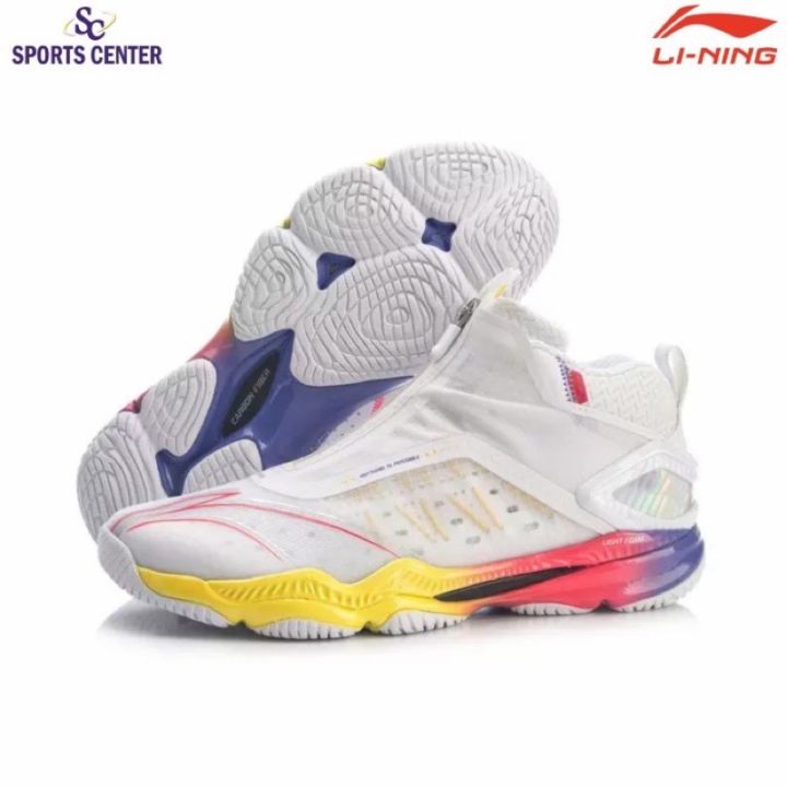 New Sepatu Badminton Lining Ranger V / 5 Chameleon White AYAR007 ...