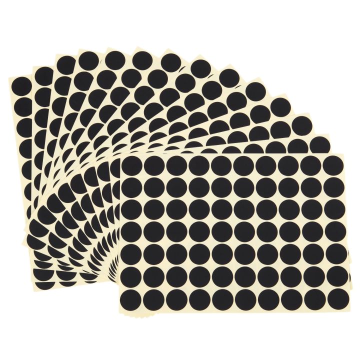 (LAO2) 19Mm Circles Round Code Stickers Self Adhesive Sticky Labels ...