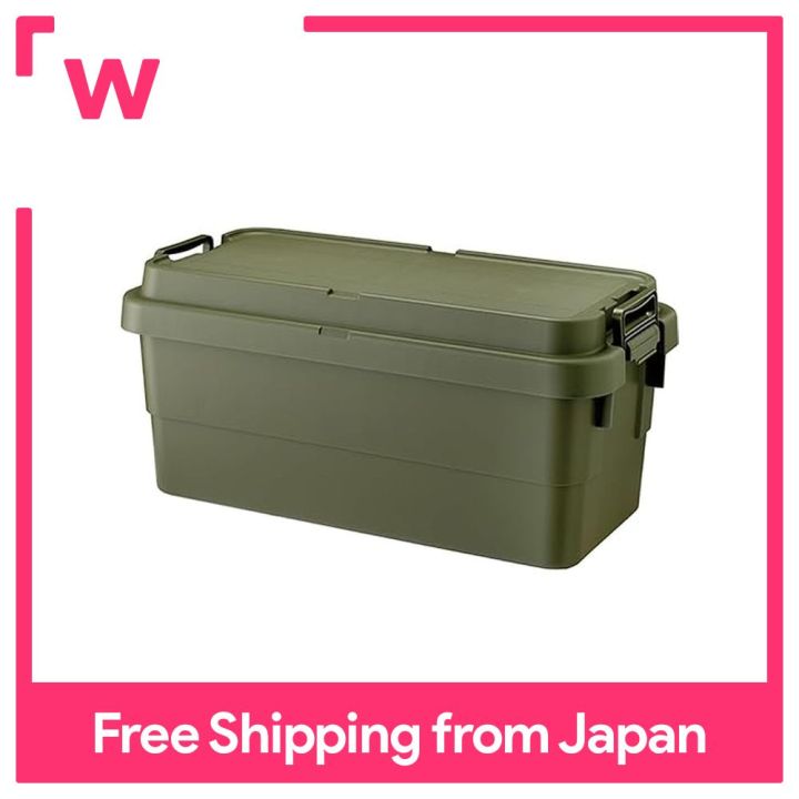 RISU Storage Box Trunk Cargo 70L Green Made in Japan TC-70S Container ...