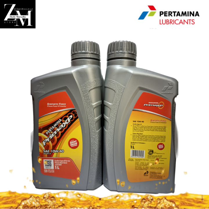 OLI PRIMA XP 10W 40 1 LITER ORIGINAL PERTAMINA | Lazada Indonesia