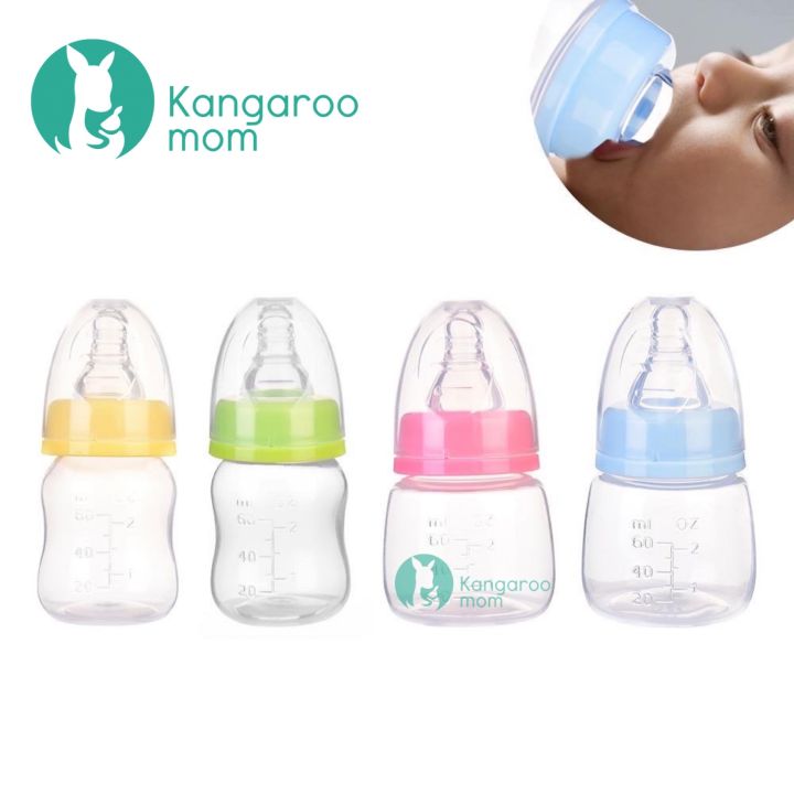 Kangaroomom Newborn Baby Infant 60ml Nursing Milk Feeding Bottle Lazada PH