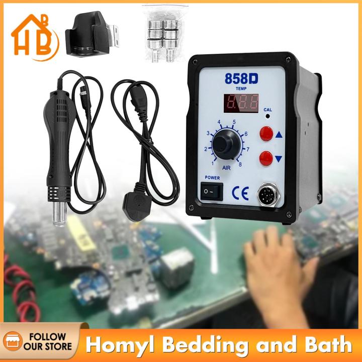 Homyl Hot Air Rework Station Kit Desoldering Tool for IC SMD ...