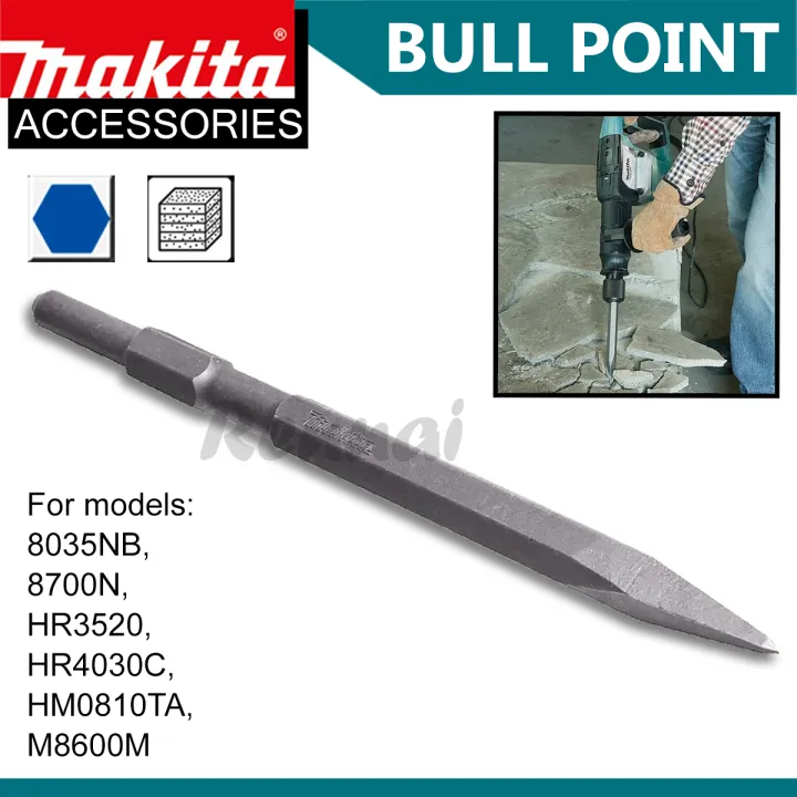 Makita Bull Point for 17mm Hex Shank Hammers (D-08682 / D-08676, D ...