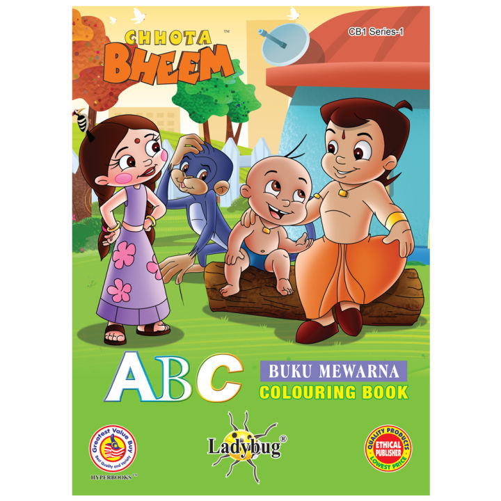 Chhota Bheem Abc Colouring Book CB1 SERIES 1 | Lazada
