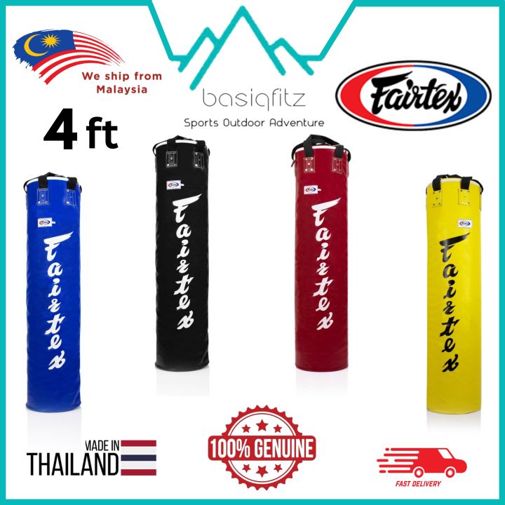 FAIRTEX HB5 4ft Muay Thai Banana Heavy Bag (UNFILLED) Punching Bag ...