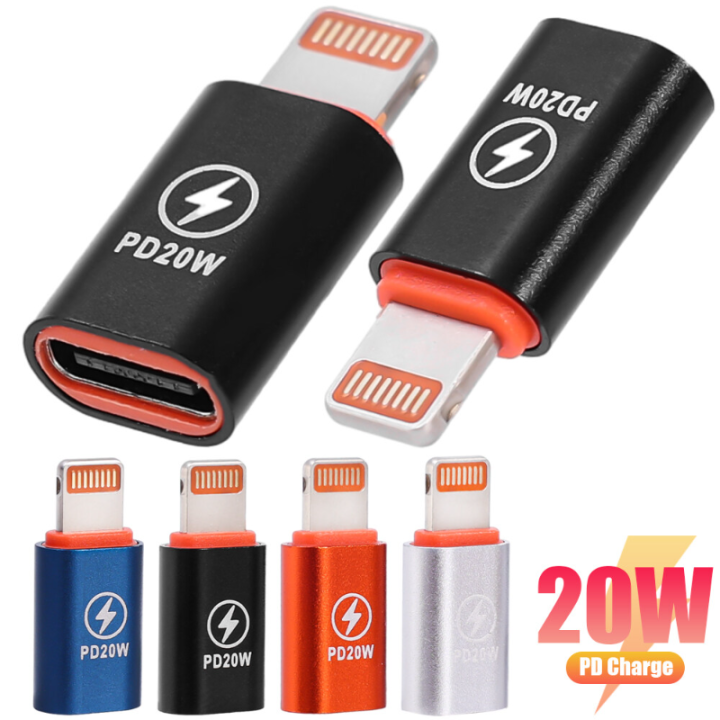 20W Fast PD USB Type C To Lightning Fast Charging Adapter OTG Suitable ...