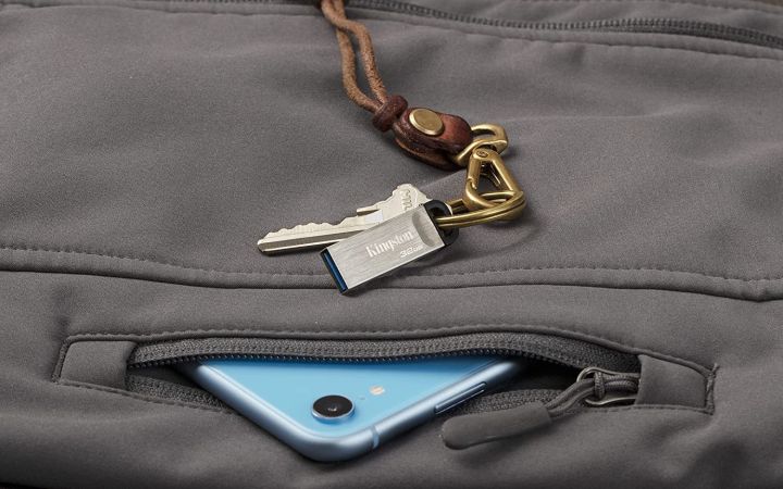 Kingston DataTraveler Kyson Capless Metal Case USB 3.2 Gen 1 Flash Drive 32GB / 64GB / 128GB ...