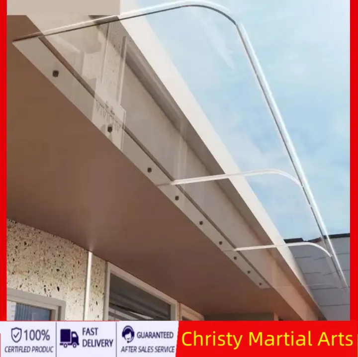 Outdoor Transparent Awning Transparent Canopy Without Frame Invisible ...