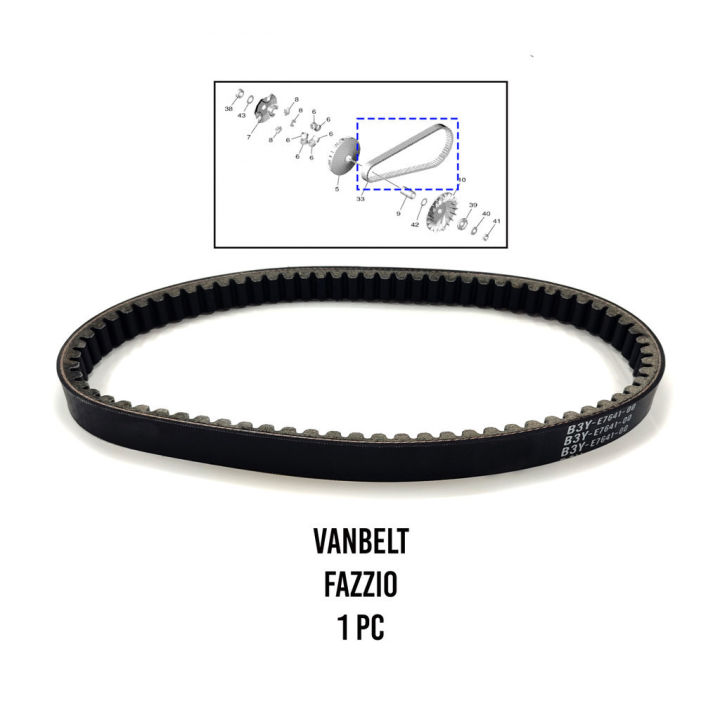 Vanbelt Fazzio (Only) - Fan Van Belt Drive Belt Vbelt Panbel Fanbelt ...