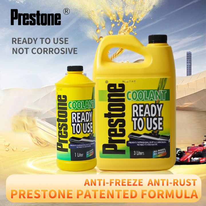 PRESTONE COOLANT Ready To Use 1L-3L Green Anti-freeze Super Long Life ...