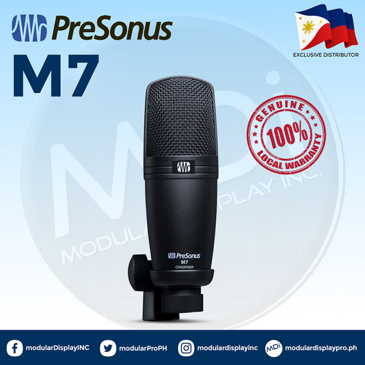 PreSonus M7 Large-diaphragm Condenser Microphone | Lazada PH